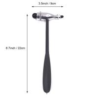 China High Quality Reflex Medical Percussion Hammer Stainless Steel Diagnostic Hammer Accessory for sale