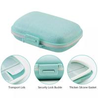 China Wholesale 8 compartments pill box folding pill container weekly medicine case for sale