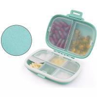China Wholesale 8 compartments pill box folding pill container weekly medicine case for sale