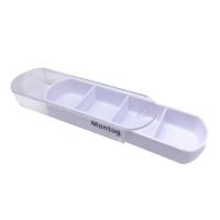 China Weekly 28 Compartment Pill Storage Rainbow Color Pill 7 days Holder Drawer Shaped Plastic Medicine Case for sale