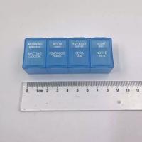 China High Quality  Pill Box 4 Compartment Mini Pill Box Case for sale