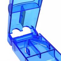 China Food Grade Plastic Material Multifunction Pill Box Splitter Tablet Cutter Medical Pill Cutter for sale