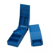 China Wholesale Food Grade Plastic Pill Cutter Medicine pill Crusher Tablets and Vitamins Pill Cutter Box for sale