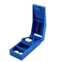 China Wholesale Food Grade Plastic Pill Cutter Medicine pill Crusher Tablets and Vitamins Pill Cutter Box for sale