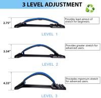 China Back Stretcher Lumbar Back Pain Relief Device Multi-Level Back Massager Lumbar Pain Relief for Herniated for sale