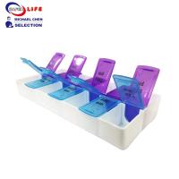 China High quality Plastic 7 Days weekly Pill Box  14 Compartments daily use stock available reminder for sale