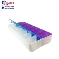 China High quality Plastic 7 Days weekly Pill Box  14 Compartments daily use stock available reminder for sale