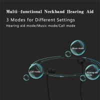 China New Design Hearing Aid Headset Handsfree Earphone Sound Wireless Microphone for sale