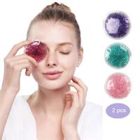 China Reusable Hot Cold Therapy Heat Ice Gel Pack First Aid Sports Eye Head Pain Relief Fatigue Soft Gel Eye Pads Sleeping Cover for sale