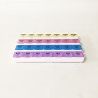 China Wholesale 7 days 28 compartment pill case weekly pill box case for sale