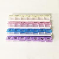 China Wholesale 7 days 28 compartment pill case weekly pill box case for sale