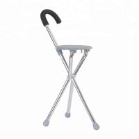 China Wholesale Folding Walking Sticks With Seat For Elderly Cane With Chair for sale