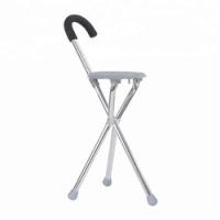 China Wholesale Folding Walking Sticks With Seat For Elderly Cane With Chair for sale