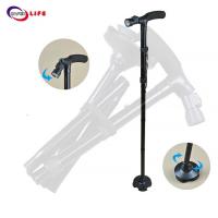 China Wholesale Folding Walking Sticks Cane With Led Light For Elder Home Care for sale