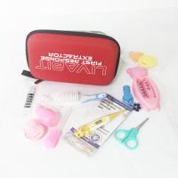 China Wholesale Portable EVA Baby Care Kit For Newbron Nail Trimmer Hair Brush Thermometer  Kit Baby Care Set for sale