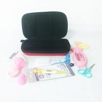 China Wholesale Portable EVA Baby Care Kit For Newbron Nail Trimmer Hair Brush Thermometer  Kit Baby Care Set for sale