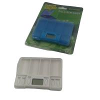 China Medication Electronic Pill Box Dispenser With Timer Alarm Digital Smart Organizer Bottle for sale