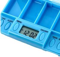 China Wholesale Electric Digital Pill Box Case With Alarm Weekly Pill Case Pill Container for sale