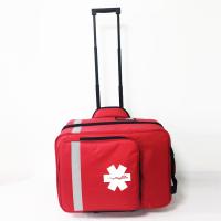 China Best selling trauma first aid kit list checklist canada bags stocked rolling contents aed oxygen bvm tactical pouch bag for sale