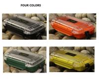 China Passed IP68 ABS waterproof  case with transparent cover  for diver  keep goods  dry   tool holder  with strap  ABS container for sale