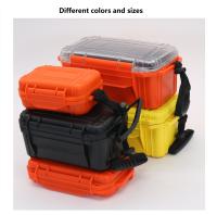China Passed IP 68   ABS waterproof  case with transfer cover for diver  keep goods  dry  tool holder    ABS storage container for sale