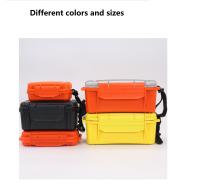 China Passed IP 68   ABS waterproof  case with transfer cover for diver  keep goods  dry  tool holder    ABS storage container for sale