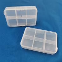 China Detachable sorted parts box jewelry storage box 6 case plastic Fake eyelashes storage box for sale