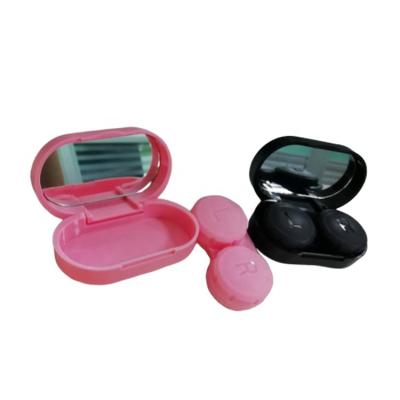 China Approved promotion gift contact lens case plastic glasses case for sale