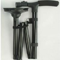 China Aluminum Collapsible Cane Walking Stick  Folding Cane With Built In Lights for sale