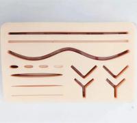 China Suture Practice  Pad Medical Nursing School  Training Suture Pad Skin Buffing  Model Silicone Pad for sale