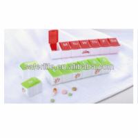 China Outdoor Travel  Medicine Case 7 days Pill Box  Healthcare Food Grade Mini Cute Organizer for sale