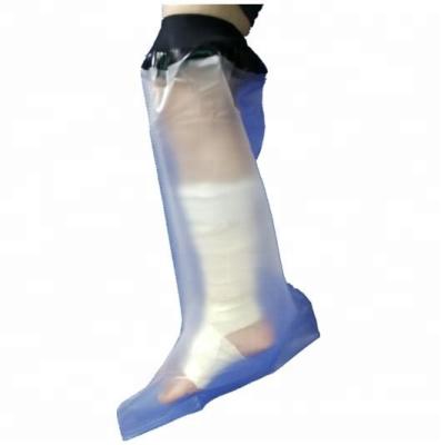 China High Quality Durable PU Adult Long Leg Wound Seal Tight Bath Waterproof Cover Cast Bandage Protector for sale