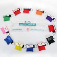 China Competitive promotion products key chain emergency disposable CPR face shields for sale