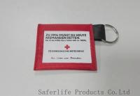China Competitive promotion products key chain emergency disposable CPR face shields for sale