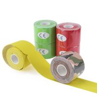 China Medical Sports Wrap Bandage Tape Waterproof Kinesiology Precut Muscle Tape 5cm for sale