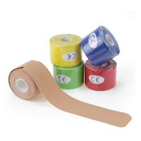 China Medical Sports Wrap Bandage Tape Waterproof Kinesiology Precut Muscle Tape 5cm for sale