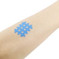 China Top Fashion Therapy Muscle Stretchy Logo Cross Kinesiology Tape for sale