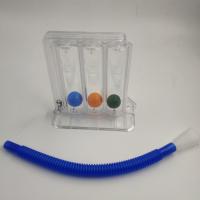 China Three balls lung exercise spirometer mouthpiece respiratory exerciser machine for sale