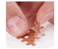 China Soft Rayon Sprial Cross Kinesiology Tape To Acupuncture  Cross  Therapy  Tape for sale