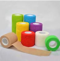 China No -woven cohesive bandage use for different parts of body and animal  elastic bandage   for  sport tape for sale
