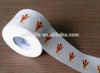 China Cotton rigid tape adhesive printed rigid strapping tape rayon sports tape for sale