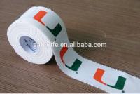 China Cotton rigid tape adhesive printed rigid strapping tape rayon sports tape for sale