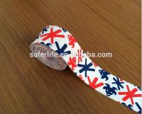 China Cotton rigid tape adhesive printed rigid strapping tape rayon sports tape for sale