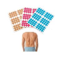 China Cohesive Elastic Medical Tape Bandages Cross Acupuncture Sticker Pain Relief Therapy Kinesiology for sale