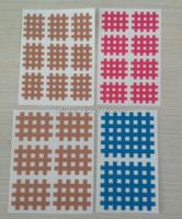 China Cohesive Elastic Medical Tape Bandages Cross Acupuncture Sticker Pain Relief Therapy Kinesiology for sale