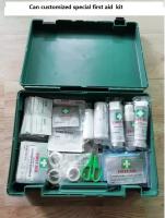 China Plastic Large Office Workplace First Aid Box Full Kit With Medical Supply Accessories for sale