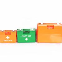 China Wall-Mounted ABS First Aid Kit Portable Plastic First Aid Box Survival Kit With Medical Supplies For Workplace Office for sale