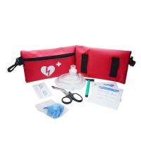 China Rescue Kit Mini CPR First Aid Kit Nylon bag with key chain CPR life with key ring for sale
