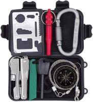 China Hot selling outdoor equipment survival kit set first aid box for camping hiking gear emergency accessories rescue tools for sale