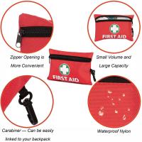 China Empty Emergency Survival Camping First Aid Bag Small with Dual Zippers for sale